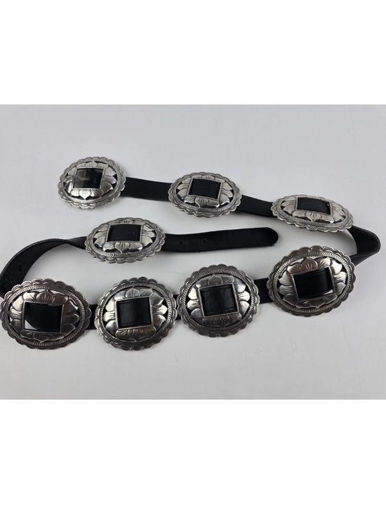 Brighton | Accessories | Brighton Heavy Sunflower Black Leather Sliding ...